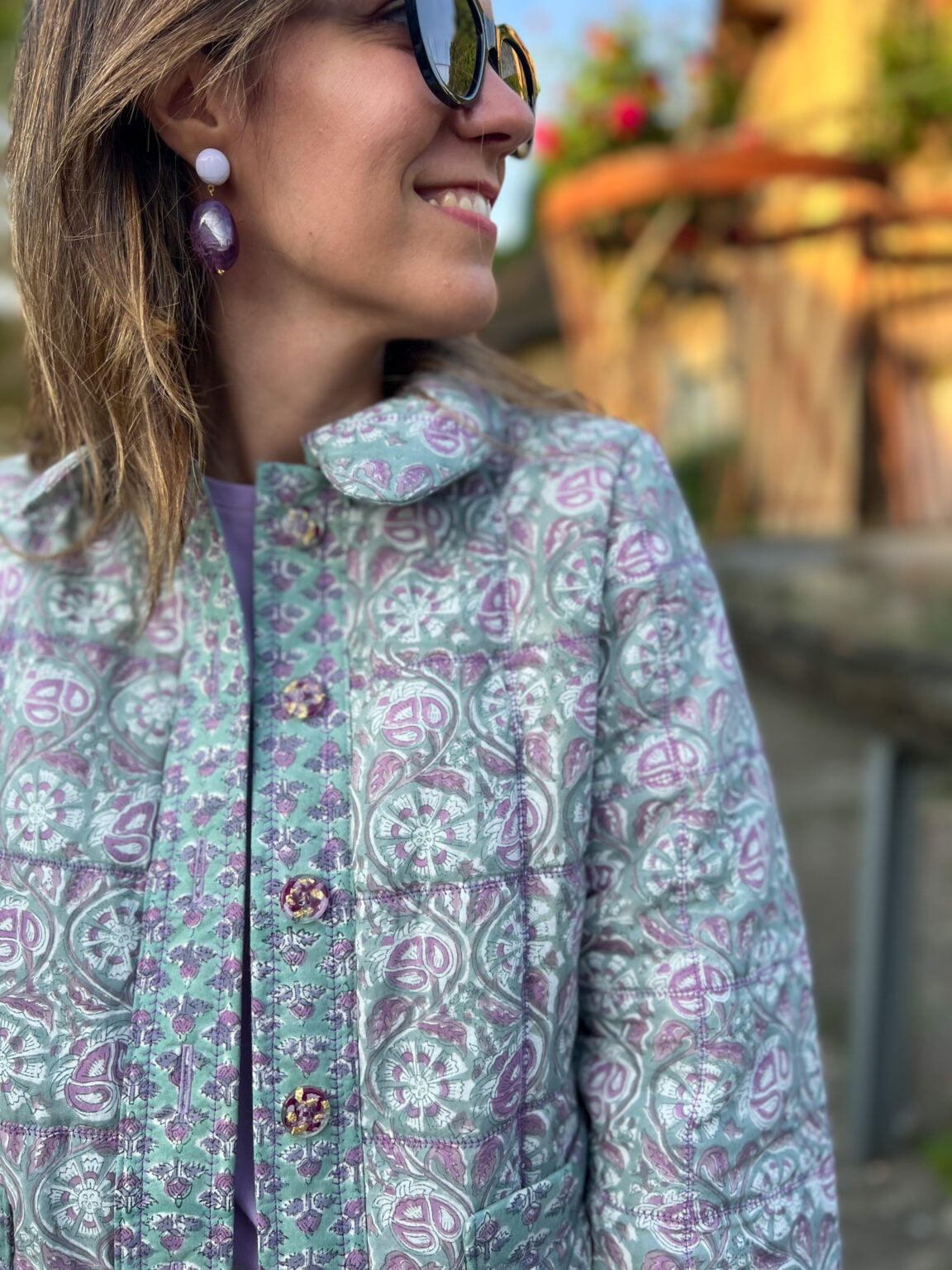 Ma veste Indienne matelassée et brodée - Madi-S